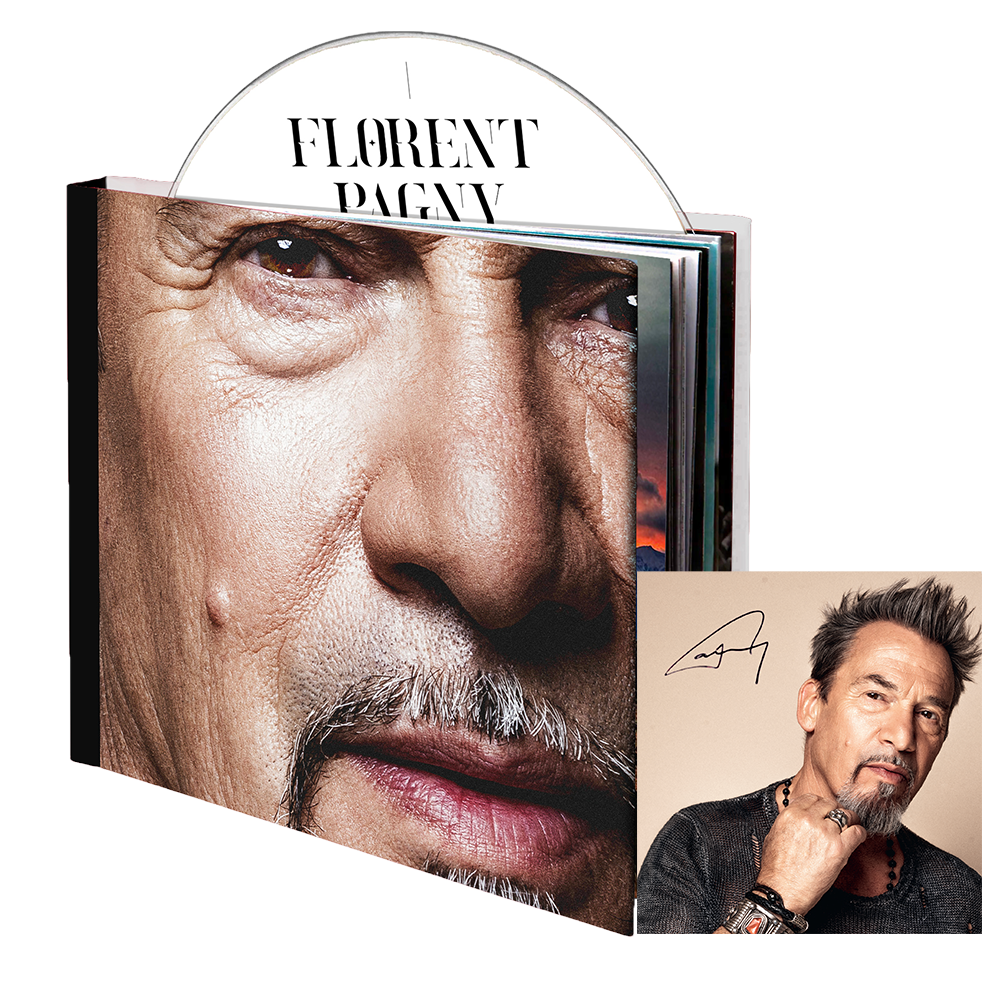 Livre Disque "Grandeur Nature" et Carte Signée Imprimée - Store Florent Pagny